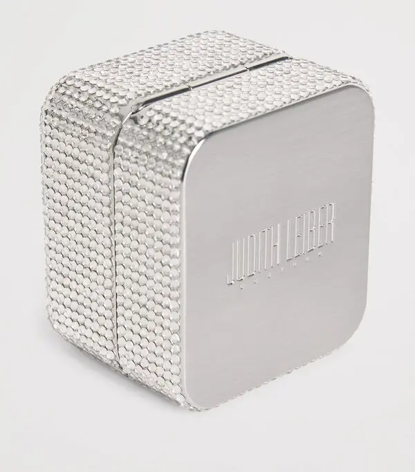 Judith Leiber Miniature 'say Yes' Box - Silver