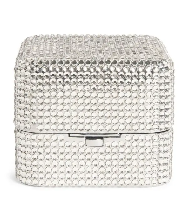 Judith Leiber Miniature 'say Yes' Box - Silver