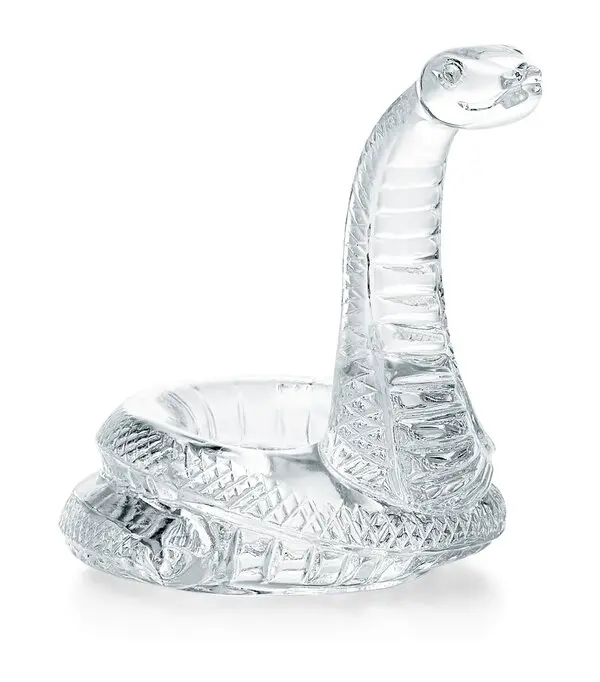 THE MARTHA, BY BACCARAT Crystal Zodiaque Snake 2025 Figurine - Clear