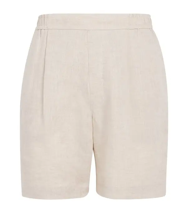 CHE Relaxed Linen Shorts With Cuffs
