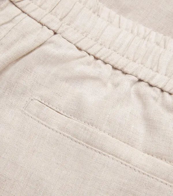 CHE Relaxed Linen Shorts With Cuffs