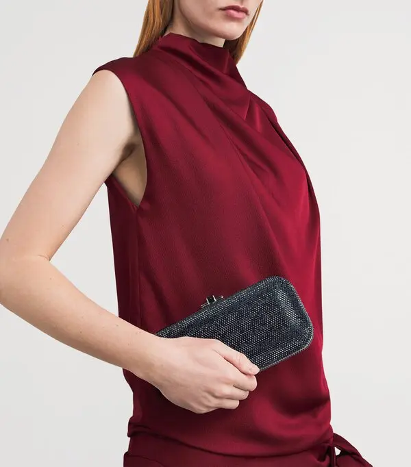 Judith Leiber Crystal Embellished Clutch Bag