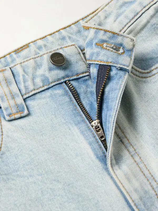Khaite Dane High-rise Wide-leg Jeans