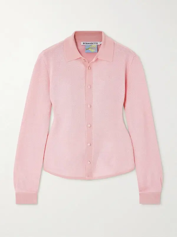 Bernadette Tina Piqué Cardigan