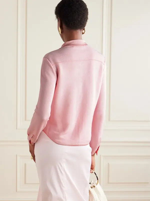 Bernadette Tina Piqué Cardigan