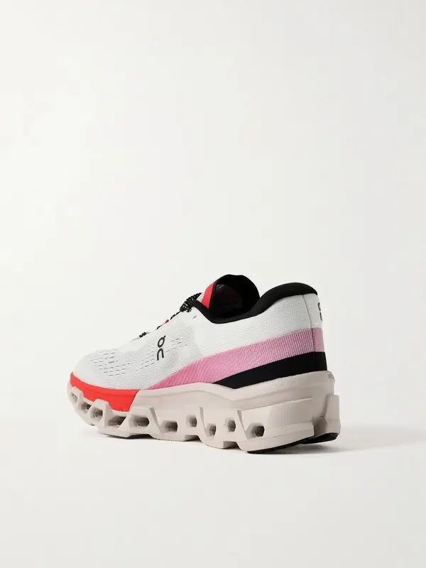 On Cloudmonster 2 Rubber-trimmed Mesh Sneakers - White