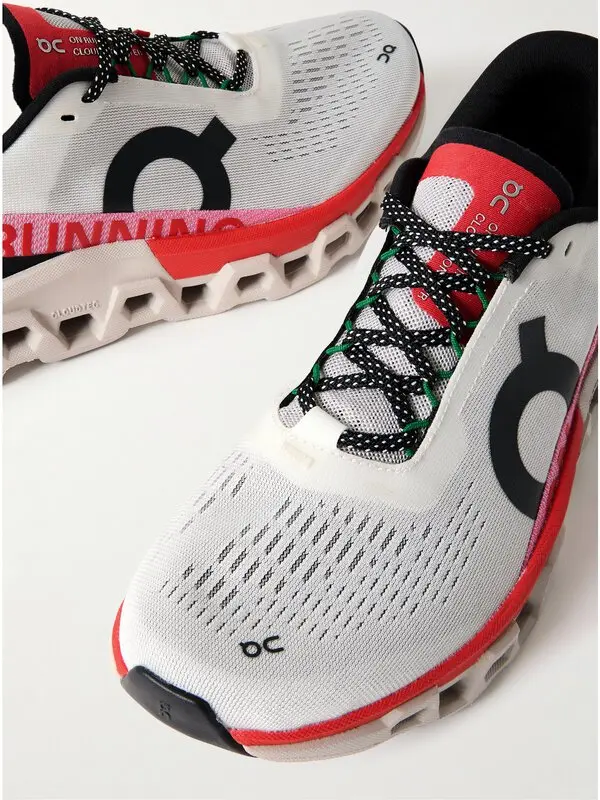 On Cloudmonster 2 Rubber-trimmed Mesh Sneakers - White