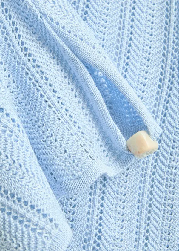 BAOBAB Pointelle-knit Mini Skirt With Embellished Cut-out Detail