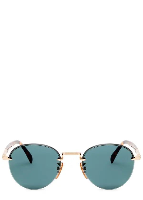 DB EYEWEAR BY DAVID BECKHAM Rimless Round-frame Sunglasses