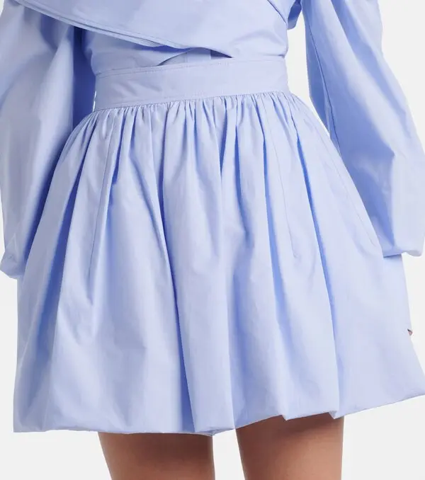 PATOU Gathered Miniskirt In Cotton