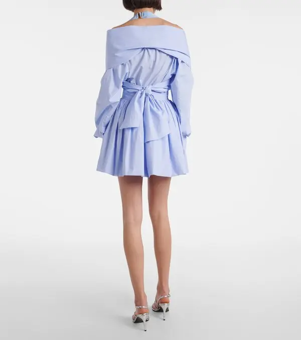 PATOU Gathered Miniskirt In Cotton