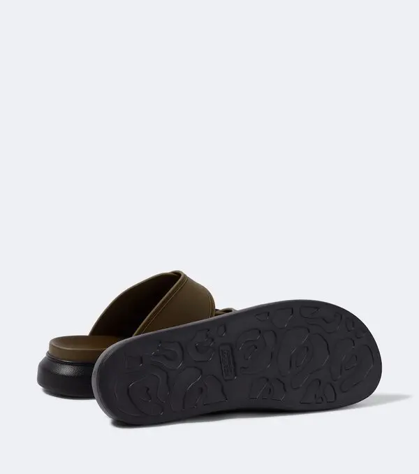 Alexander McQueen Hybrid Slides With Buckle Detail - Green