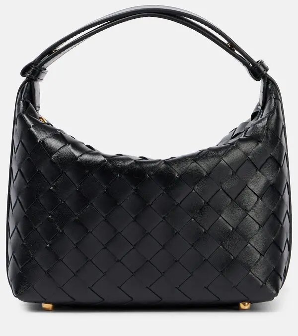 Bottega Veneta Wallace Mini Intrecciato Leather Shoulder Bag