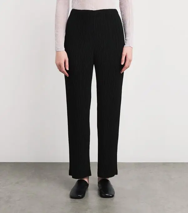Issey Miyake Hatching Pleats Trousers