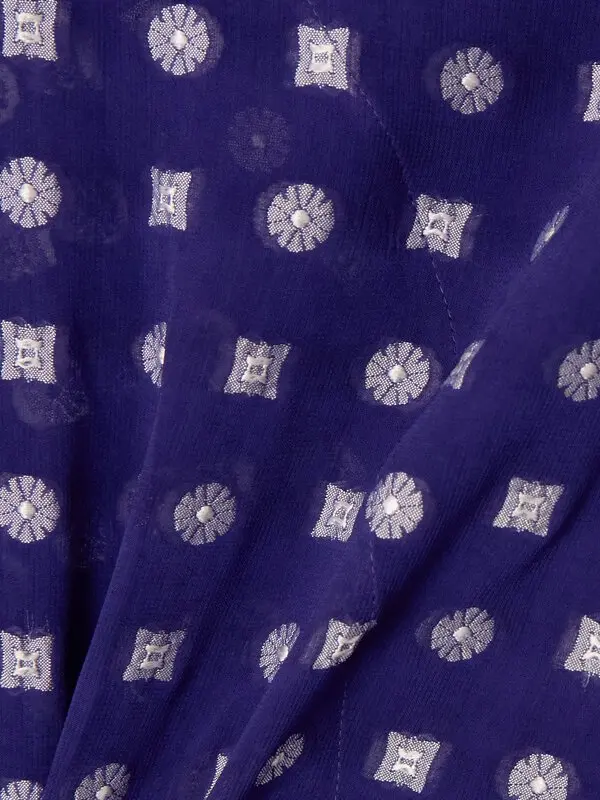Tory Burch Printed Crepe Wrap Dress