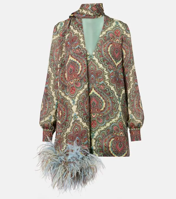 Valentino Garavani Voyage Imaginaire Silk Georgette Blouse