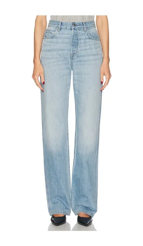 GRLFRND Graham High Rise Straight Leg Jeans