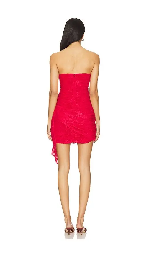 Amanda Uprichard Anja Mini Dress - Red