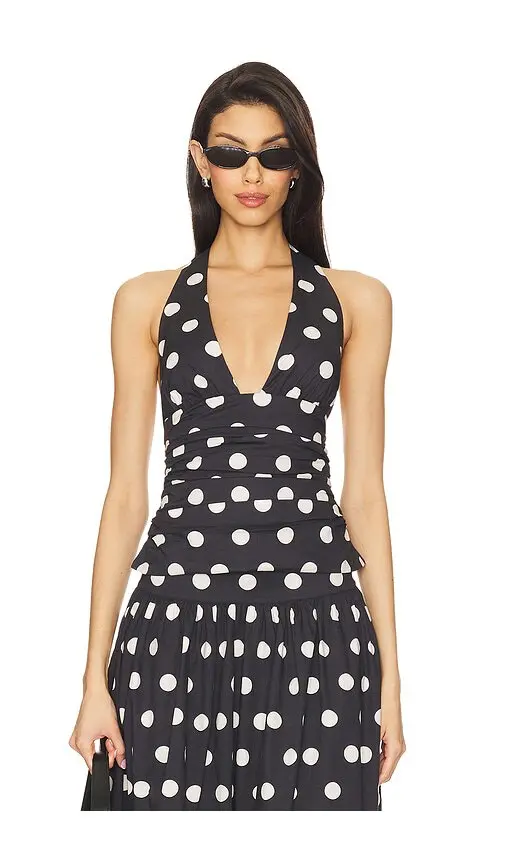 LOVERS AND FRIENDS Deven Top - Black