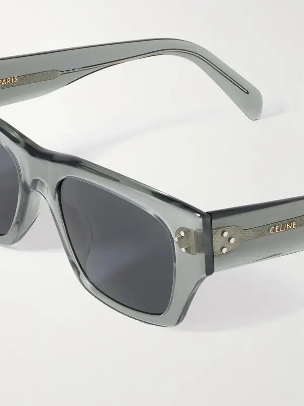 Celine Square-frame Acetate Sunglasses - Gray