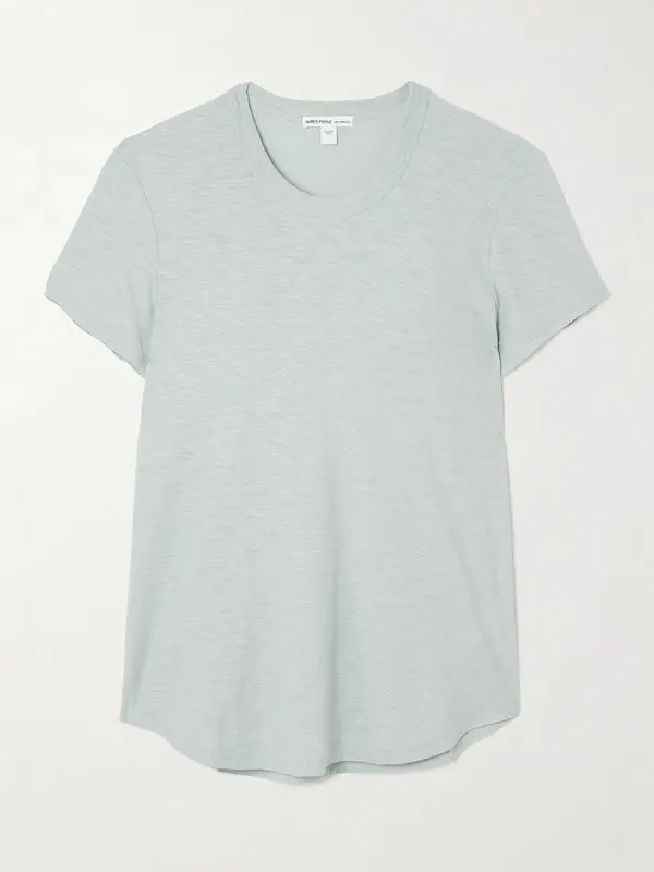 JAMES PERSE Slub Cotton-jersey T-shirt - Gray