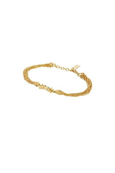 Saint Laurent Cassandre Bracelet - Dore