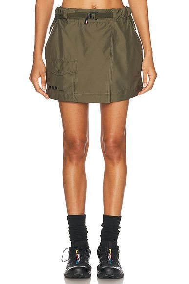 Moncler Ripstop Mini Skort - Thyme