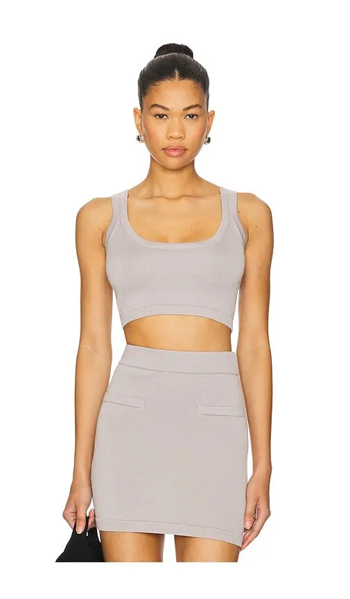 SNDYS. Beverly Crop Top - Grey