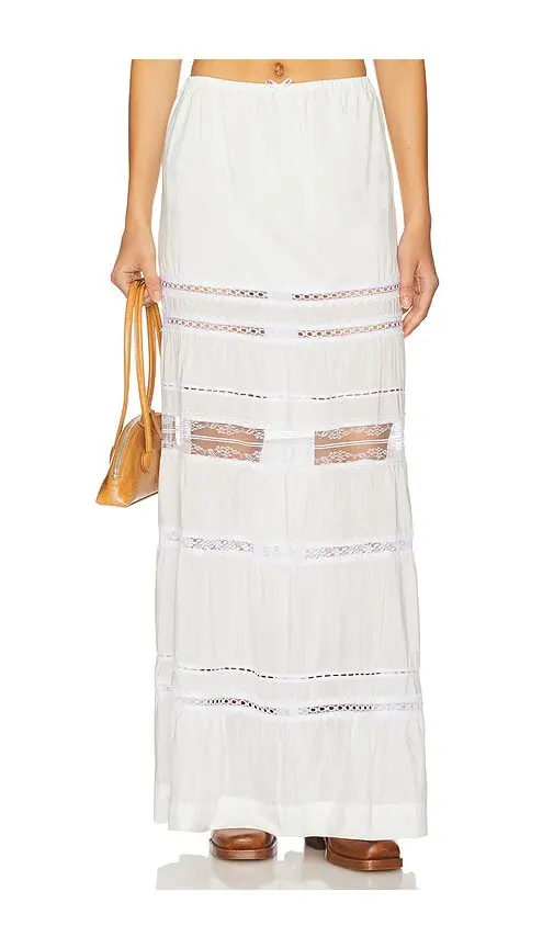 SWF Tiered Lace Maxi Skirt