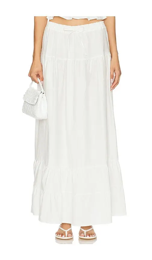 Peixoto Riley Maxi Skirt - White