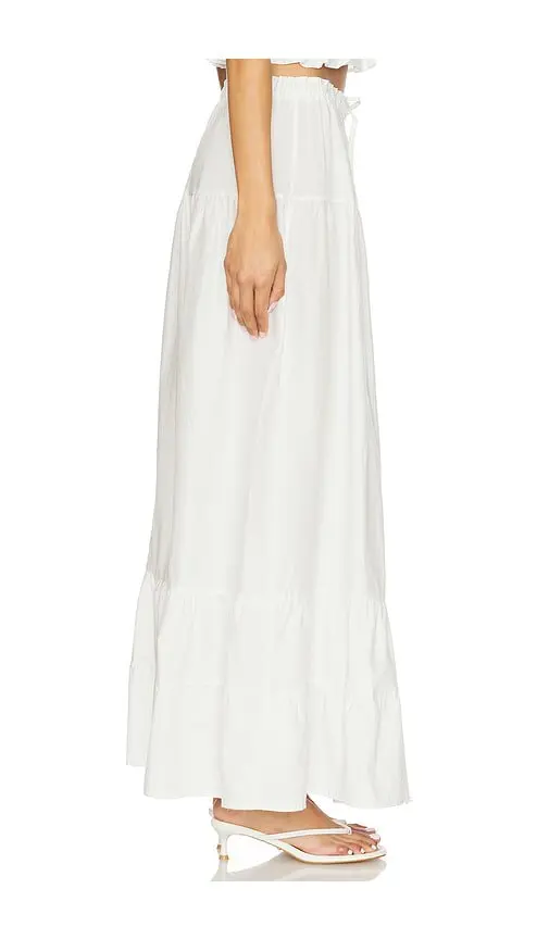 Peixoto Riley Maxi Skirt - White