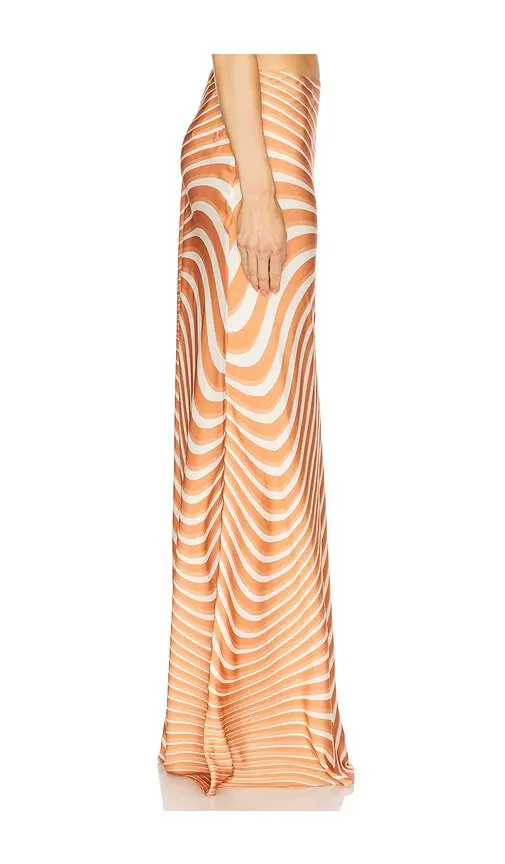 Rococo Sand Satin Maxi Skirt