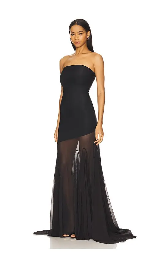 DEME BY GABRIELLA Dahlia Gown - Black
