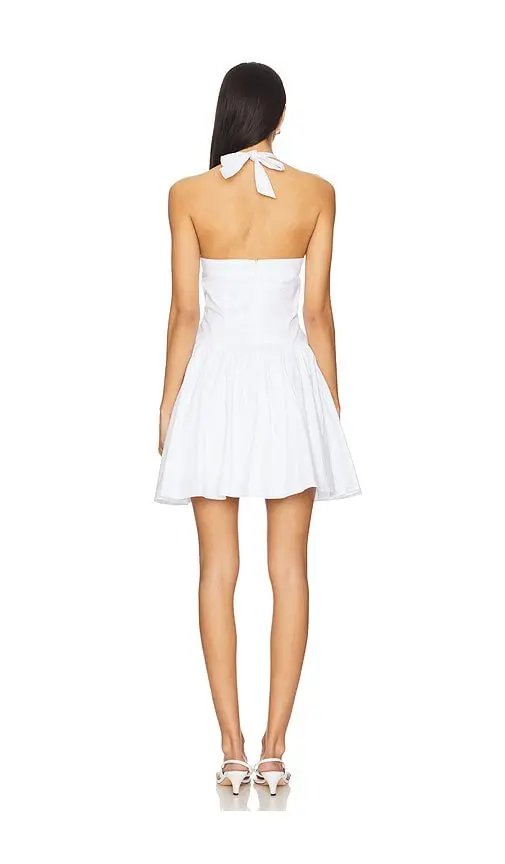 Steve Madden Yala Halterneck Dress - White