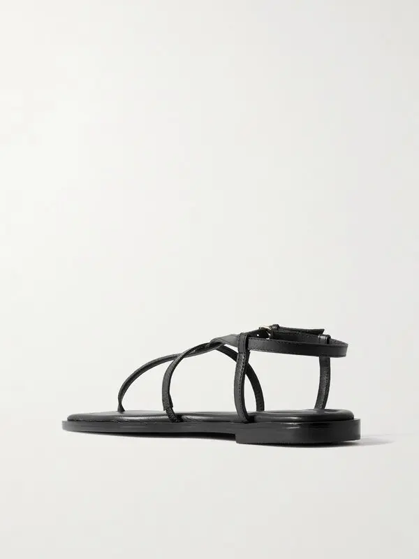 A.emery Remly Leather Sandals - Black