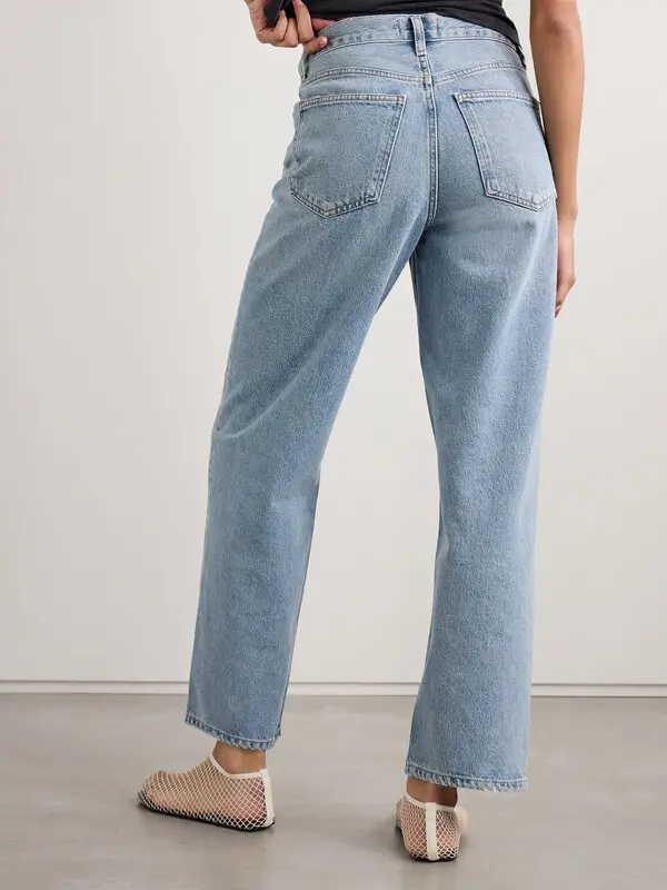 AGOLDE Henson Mid-rise Straight-leg Jeans