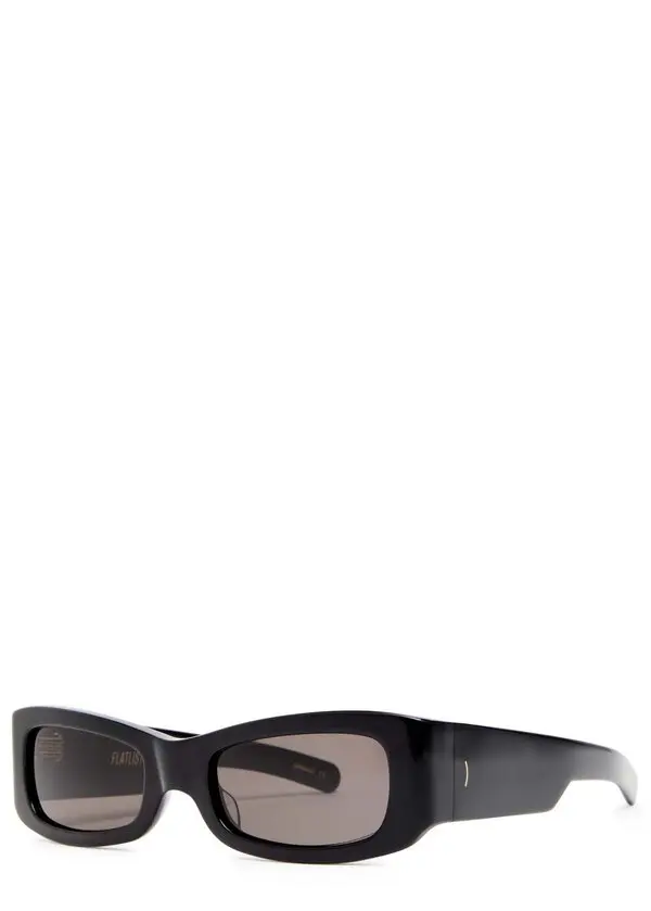 FLATLIST Kareem Rectangle Sunglasses - Black