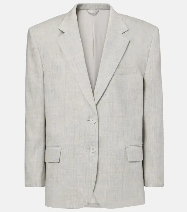 Magda Butrym Heather Linen And Wool Blazer