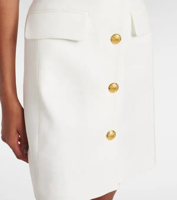 Veronica Beard Fairfax Linen-blend Minidress