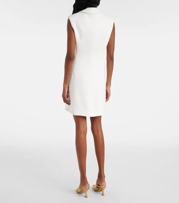 Veronica Beard Fairfax Linen-blend Minidress