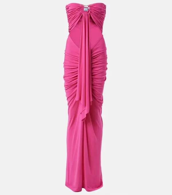 Christopher Esber Cutout Embellished Gown - Pink