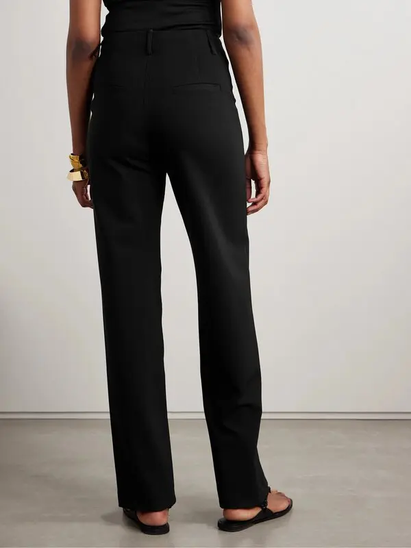 KALLMEYER Damian Striped Twill Straight-leg Trousers