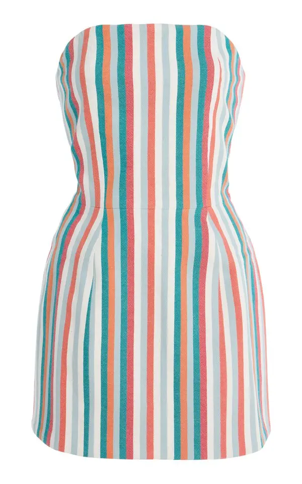 MARRAKSHI LIFE Riviera Striped Mini Dress - Multi