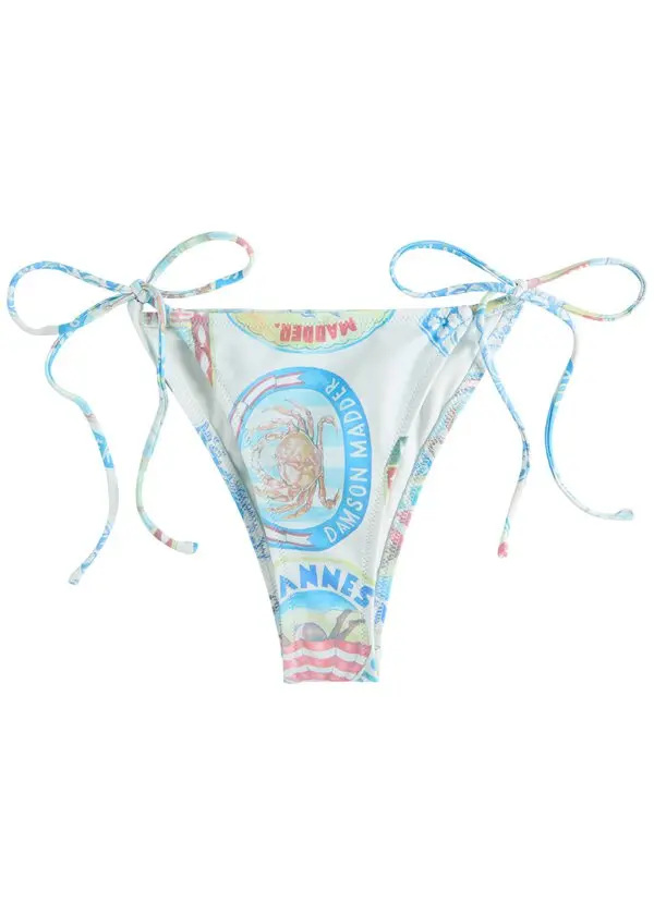 DAMSON MADDER Printed Bikini Briefs
