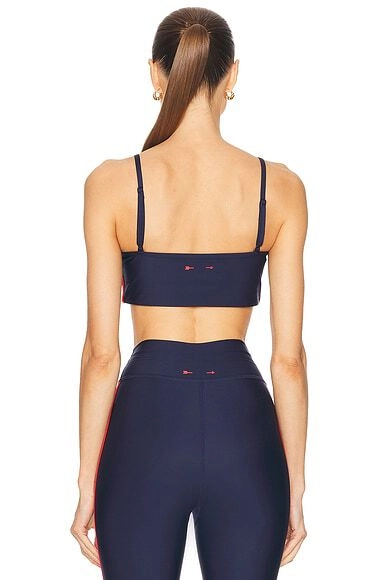 The Upside Oxford Hutton Scoop Neck Sports Bra - Navy