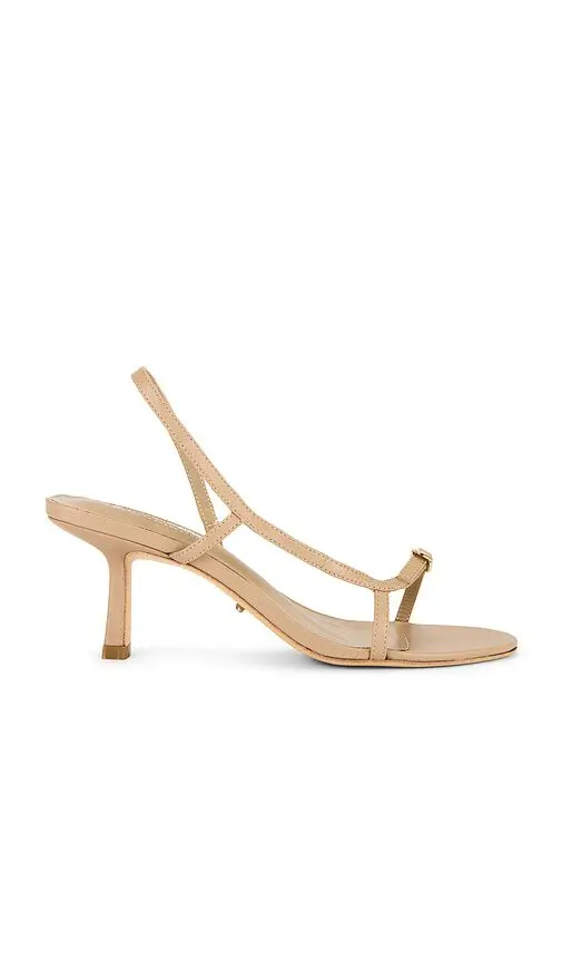 TONY BIANCO Christine Sandal With Flare Heel - Nude