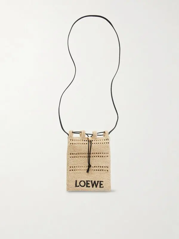 Loewe Raffia Shoulder Bag