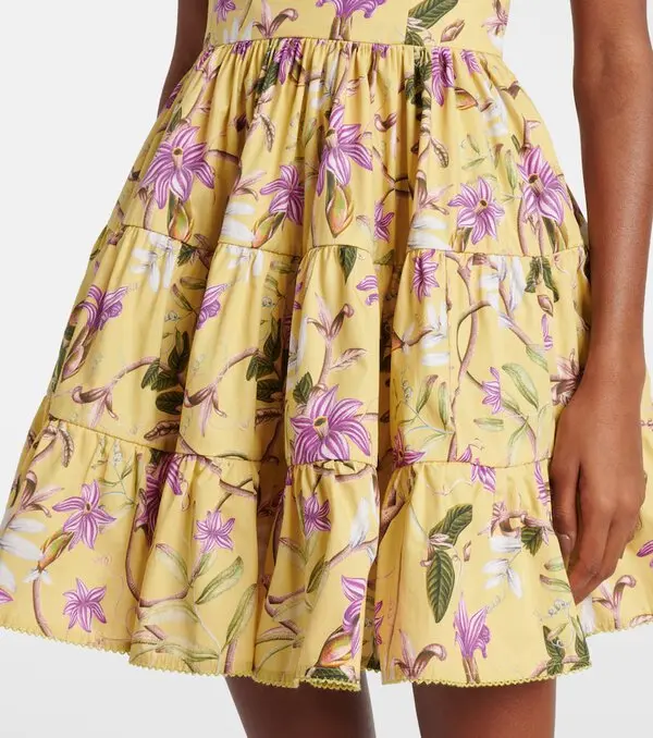 Agua Bendita Lima Printed Minidress