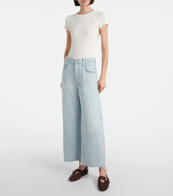 Citizens Of Humanity Annina High-rise Wide-leg Jeans - Blue