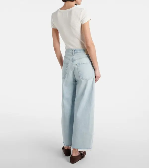 Citizens Of Humanity Annina High-rise Wide-leg Jeans - Blue
